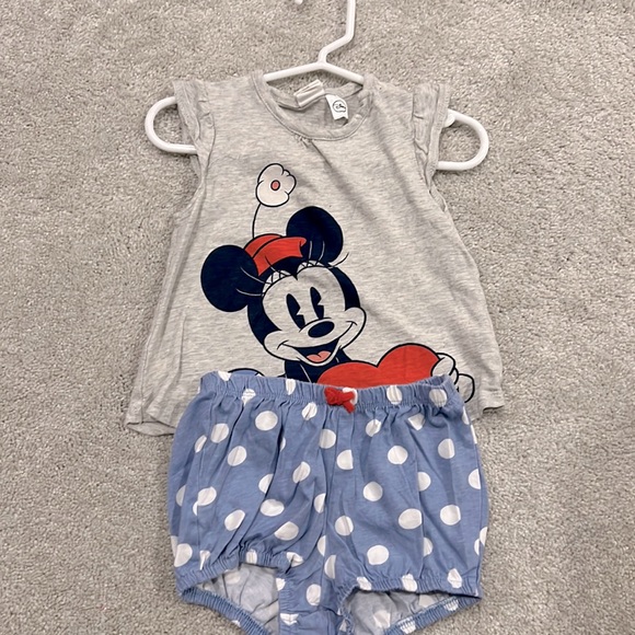 H&M | Matching Sets | Hm Disney Minnie 218 Month Outfit | Poshmark